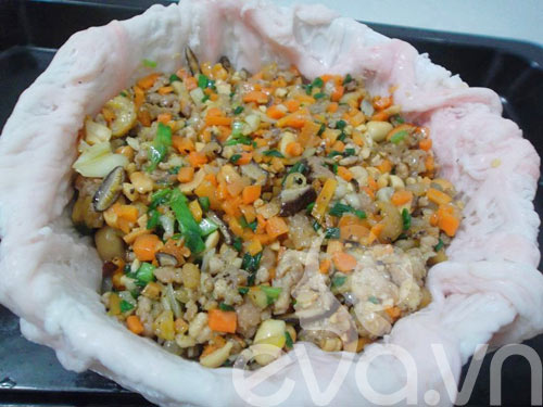 Tết này làm chả đùm thịt gà