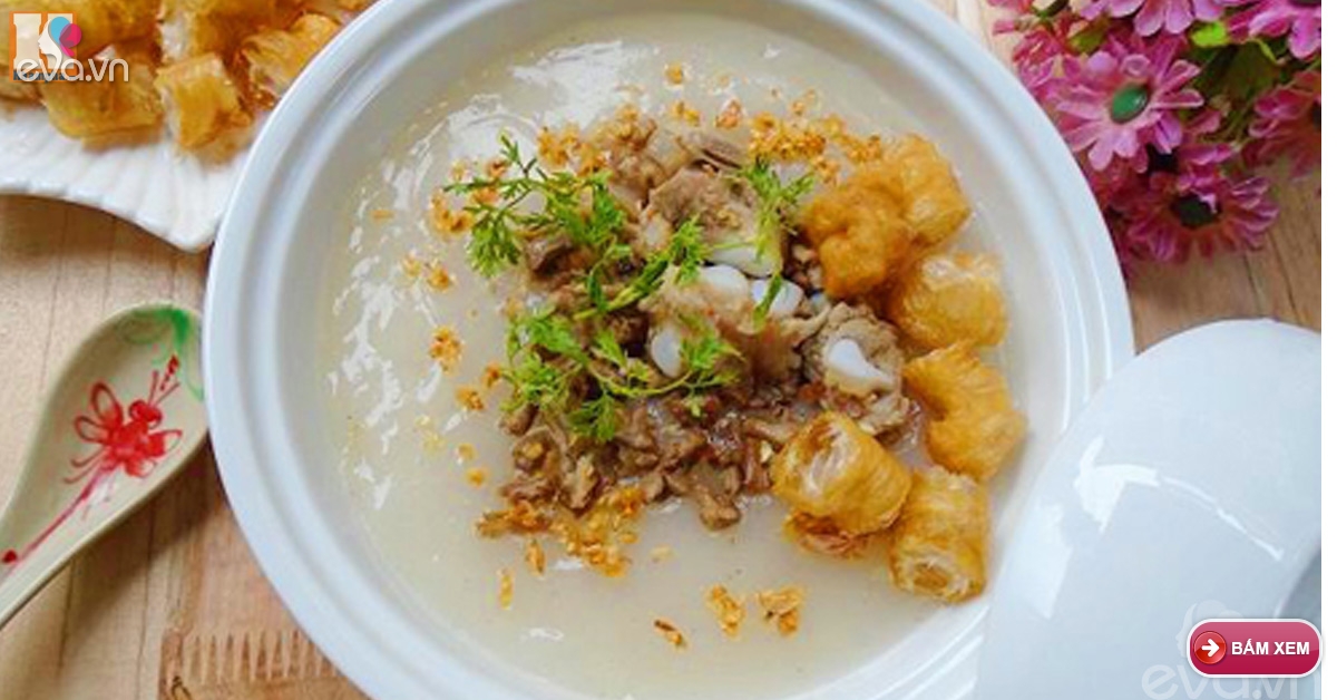 Cháo sườn sụn vừa ngon lại dễ làm