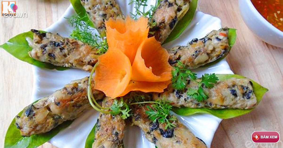 Chả ốc chiên giòn ngon, đã miệng