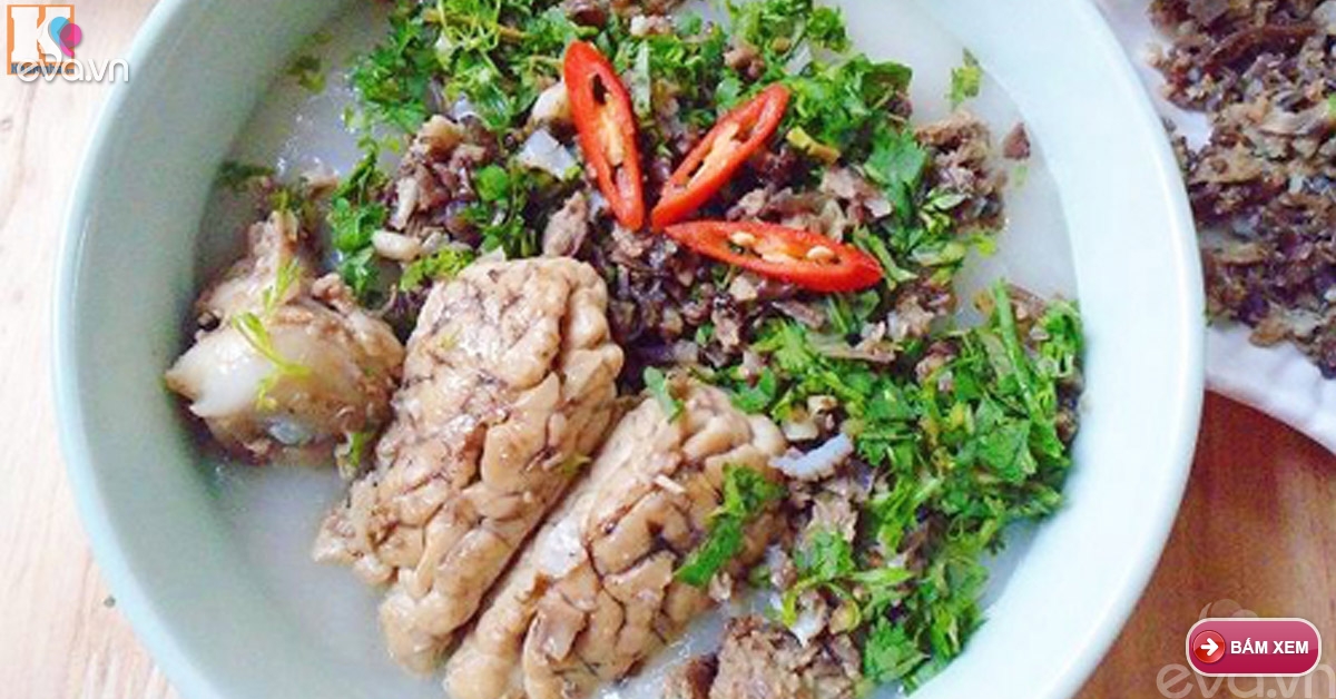 Cháo óc heo bổ dưỡng cho ngày mới