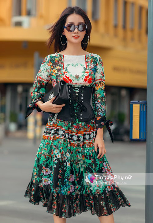 BTV Quỳnh Chi gợi ý cách mặc họa tiết đẹp, không rối mắt cho vóc dáng ...