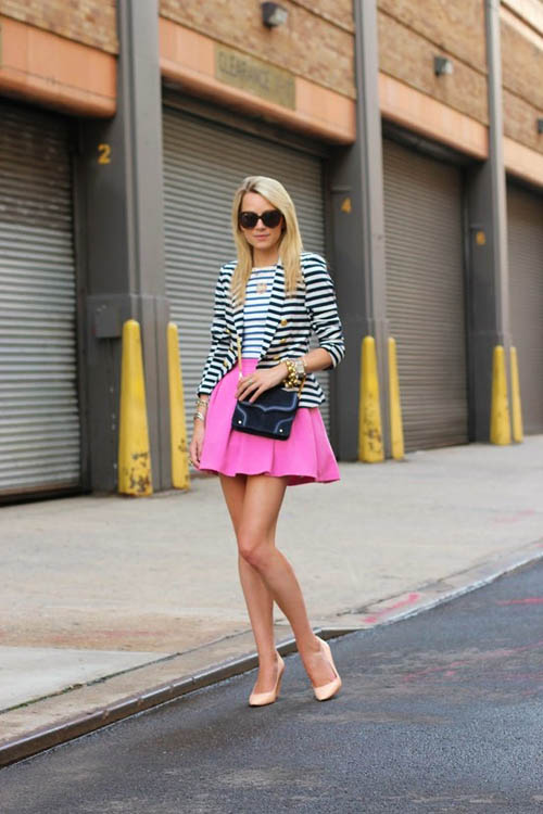 Chân váy màu hồng | Dịu dàng ngày hè cùng chân váy màu hồng