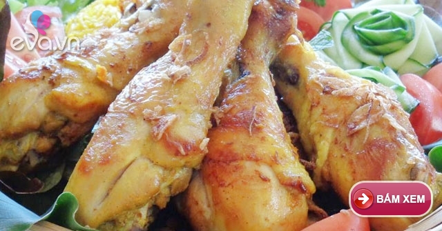 Đùi gà chiên nước cốt dừa cho ngày lễ