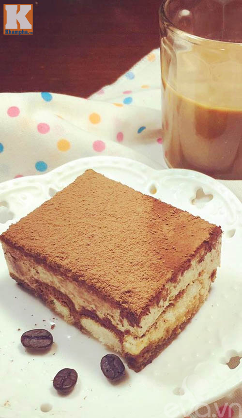 Bánh tiramisu ngon mát, thơm mềm