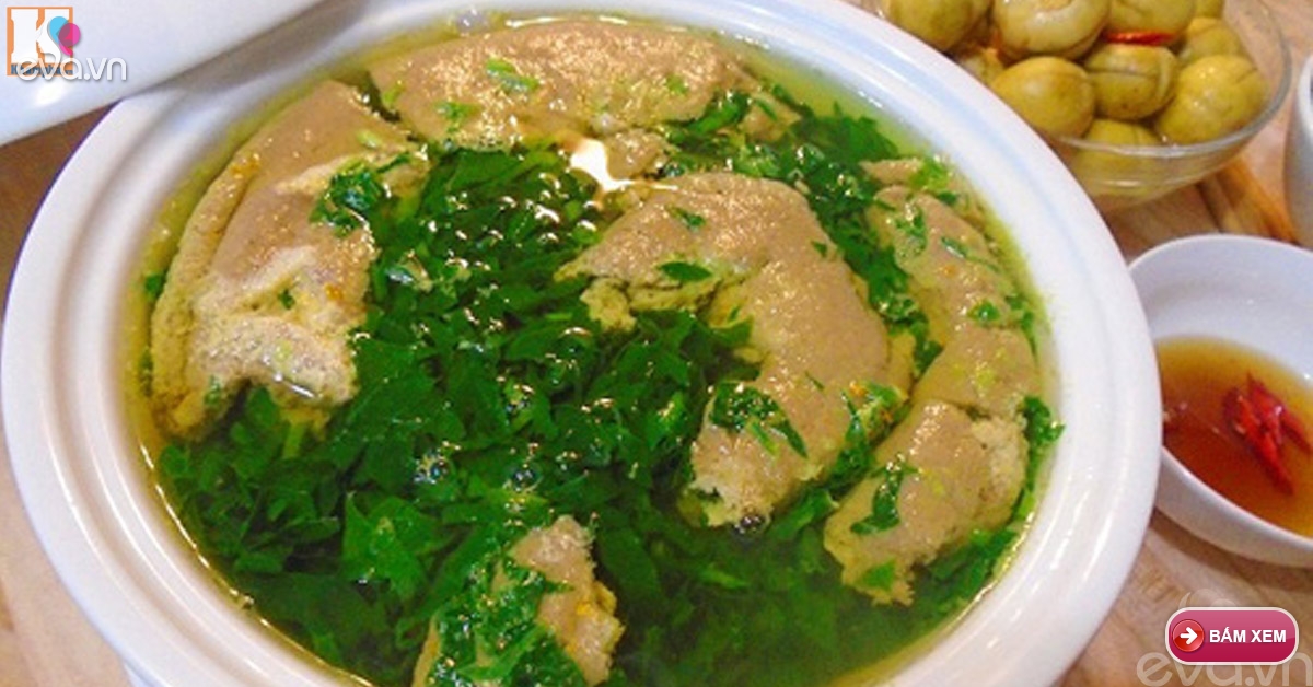 Canh cua mồng tơi thanh mát ngày hè