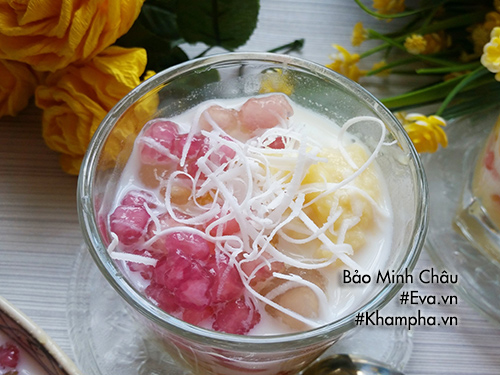 Cách nấu chè sương sa hạt lựu kiểu này, cả nhà sì sụp khen ngon