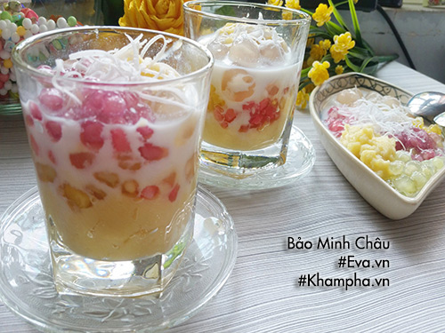 Cách nấu chè sương sa hạt lựu kiểu này, cả nhà sì sụp khen ngon