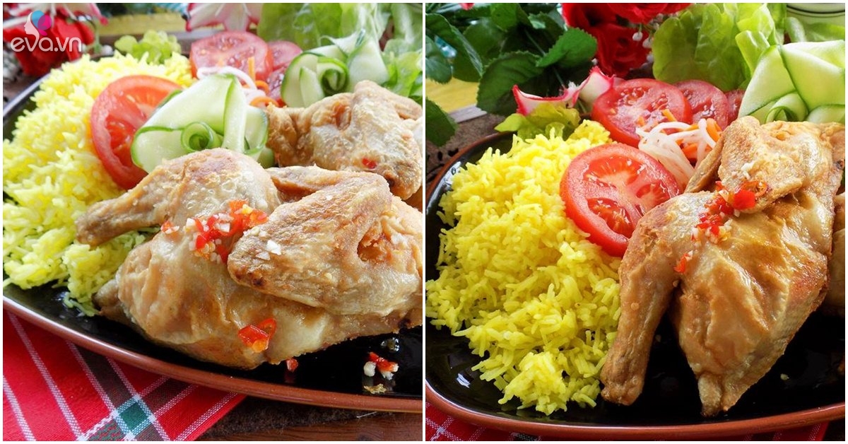 Cách làm cơm nghệ gà chiên ăn liền đủ chất ngày đầu tuần - Món ngon mỗi ...