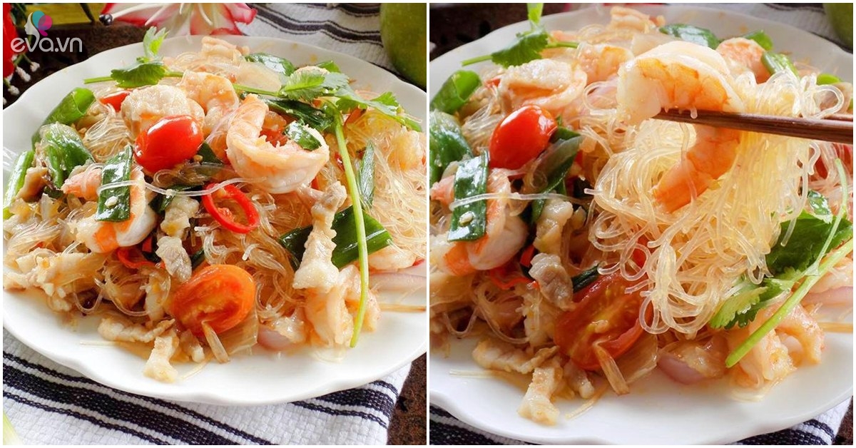 Hướng dẫn cách làm miến xào tôm thịt vừa gọn vừa ngon - Món xào ngon ...
