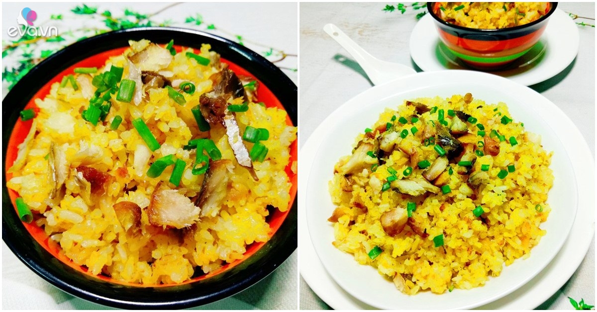 Cách nấu cơm rang cá mặn chuẩn vị, ngon lành cho bữa sáng no bụng