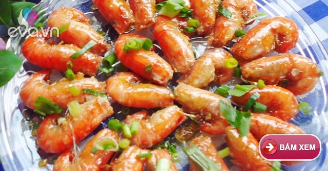 Tôm rang mặn ngọt đậm đà đưa cơm