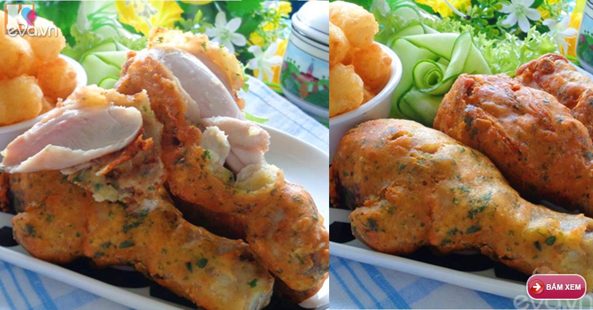 Đùi gà chiên giòn ngon miễn chê