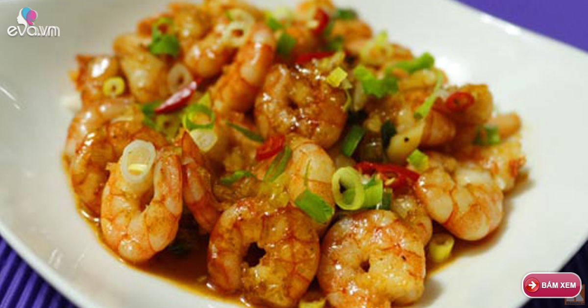 Cách làm tôm rang tỏi, đậm đà ngon cơm đơn giản tại nhà - Bếp Eva