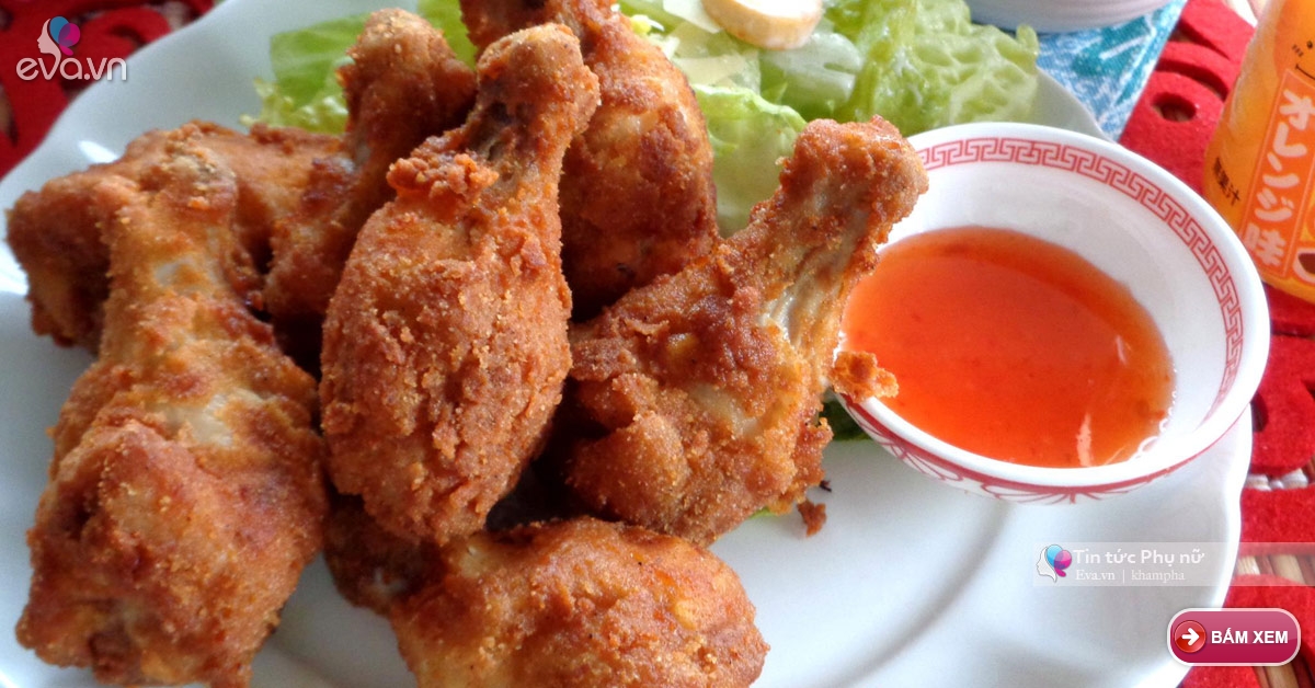 Đùi gà chiên giòn cay siêu ngon