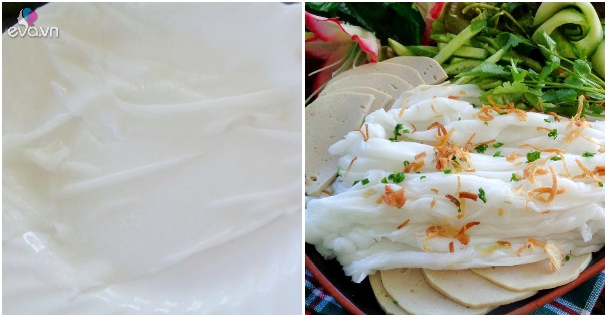 Cách làm bánh ướt dễ như chơi với công thức đơn giản