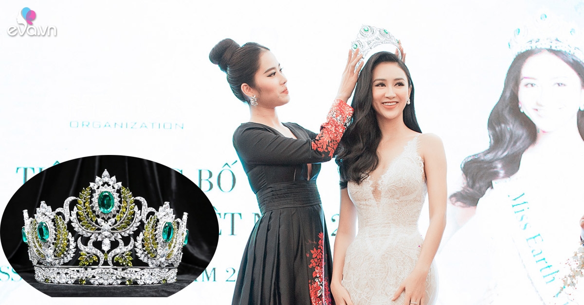 Nam Em trao vương miện Miss Earth danh giá cho Hà Thu