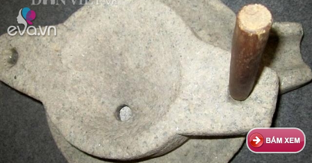 Chiếc cối đá xay bột