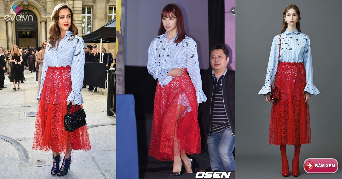 Park Shin Hye bại trận khi đụng hàng với Jessica Alba