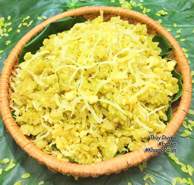 Cách nấu xôi cốm dẻo thơm cho bữa sáng dịu ngọt, đầm ấm