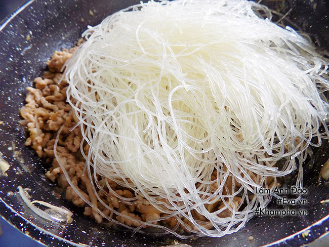 Miến xào thịt băm vừa ngon vừa rẻ cho bữa sáng